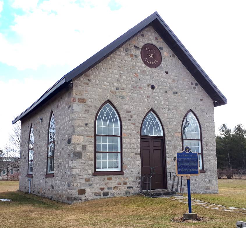 Curious Canadian Cemeteries: Ellis Chapel, Puslinch Township ...